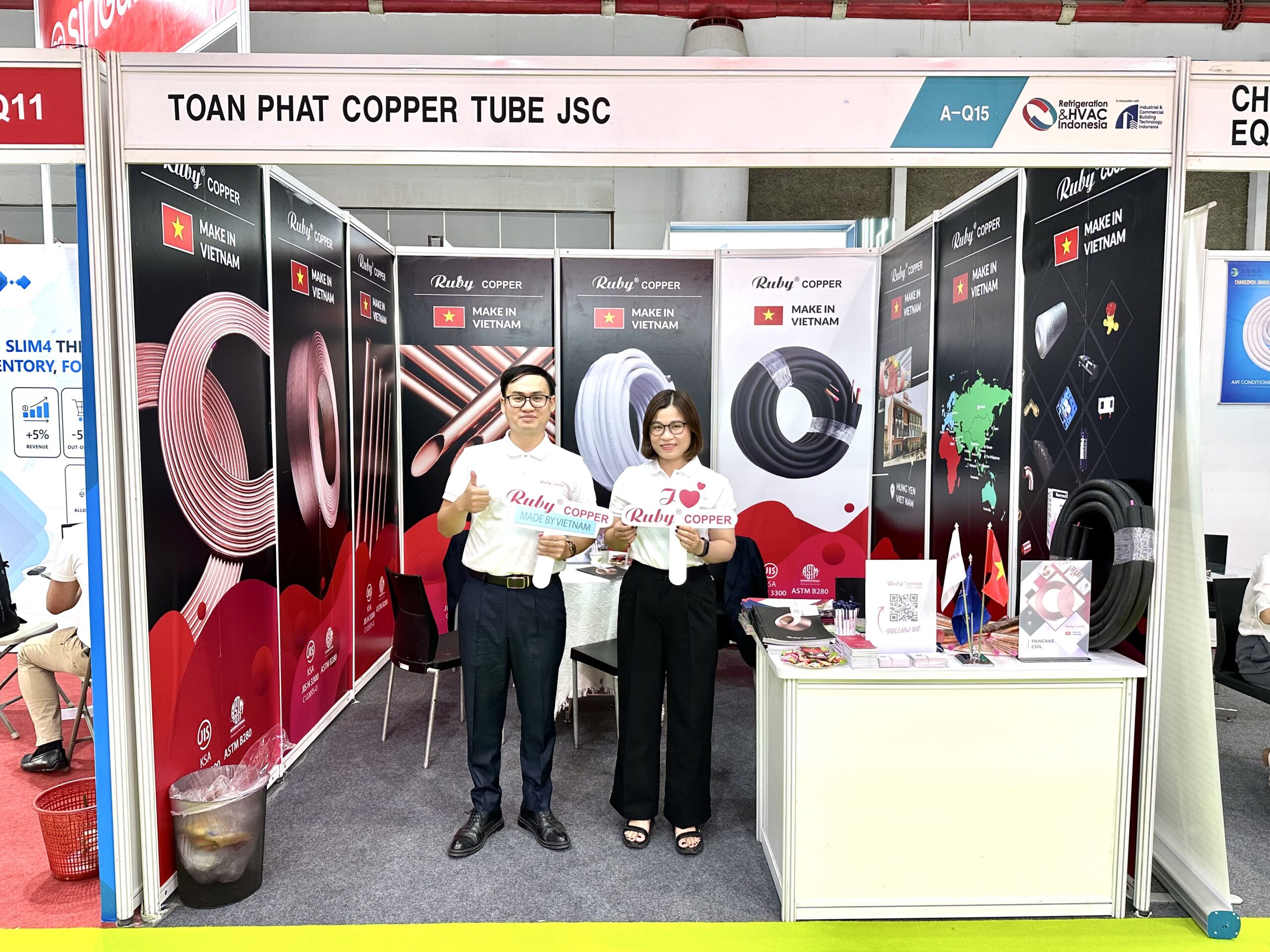 Ruby Copper tại triển lãm RHVAC JIEXPO Jakarta Indonesia