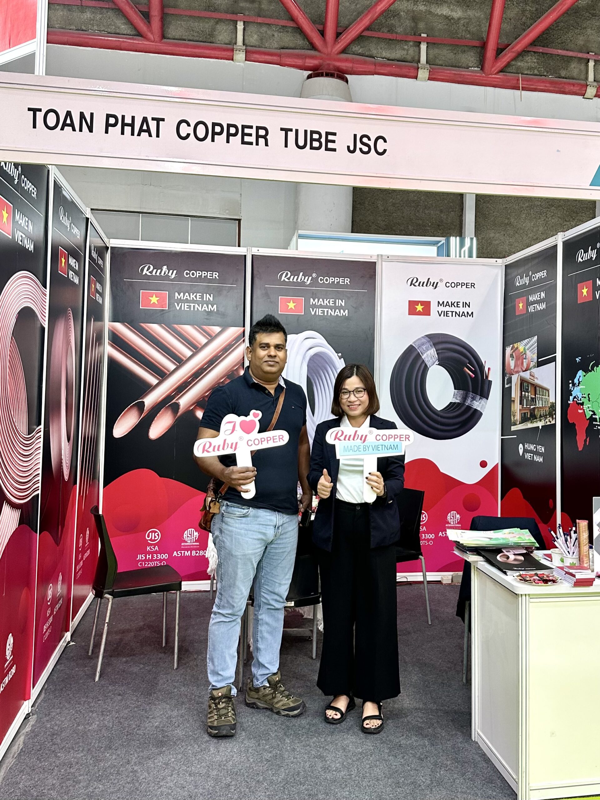 Ruby Copper tại triển lãm RHVAC JIEXPO Jakarta Indonesia